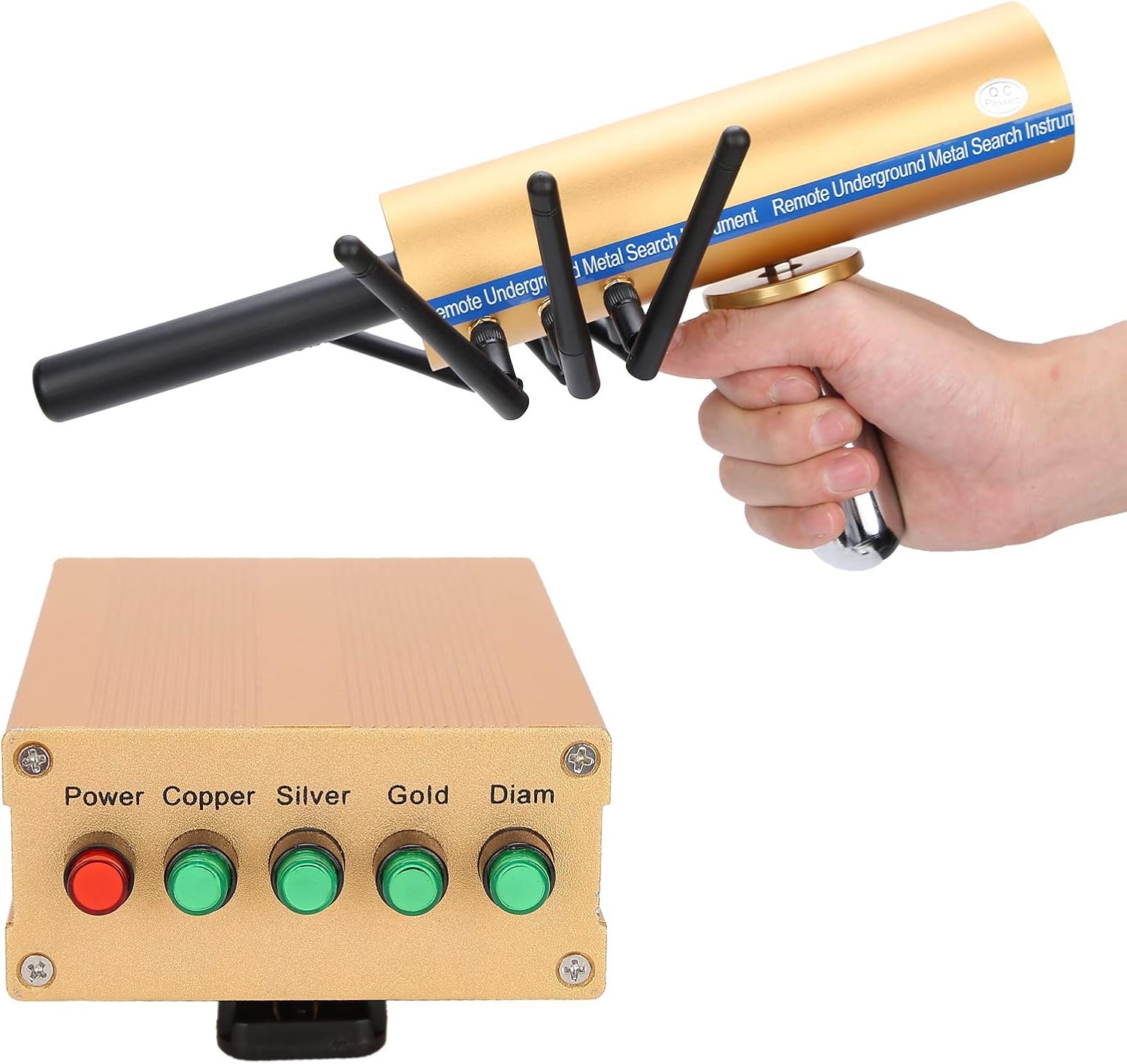 Handheld Metal Detector 800m Range Metal Pinpointer AKS Underground ...