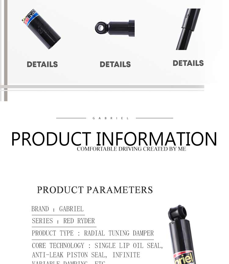 GABRIEL Shock Absorber Isuzu/Jeep front/rear absorber modifications ...
