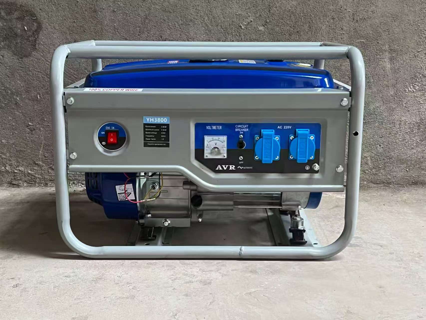 REAIM Generator Portable Gasoline Home 4kw/60Hz High Power Quality All ...