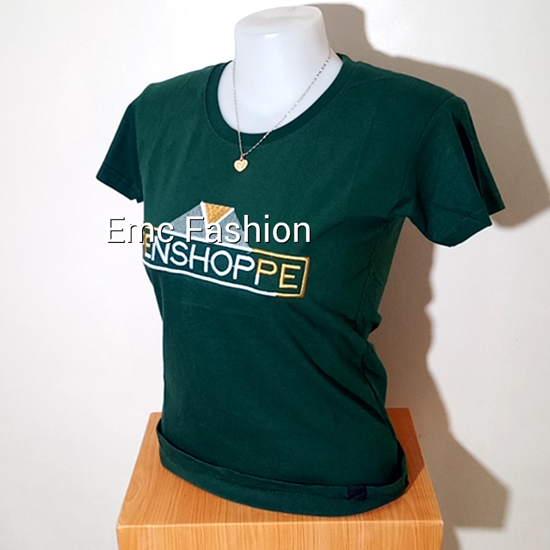 PS0625 Emc Fashion Ladies Cut Overrun T-Shirt For Women Embroidered ...