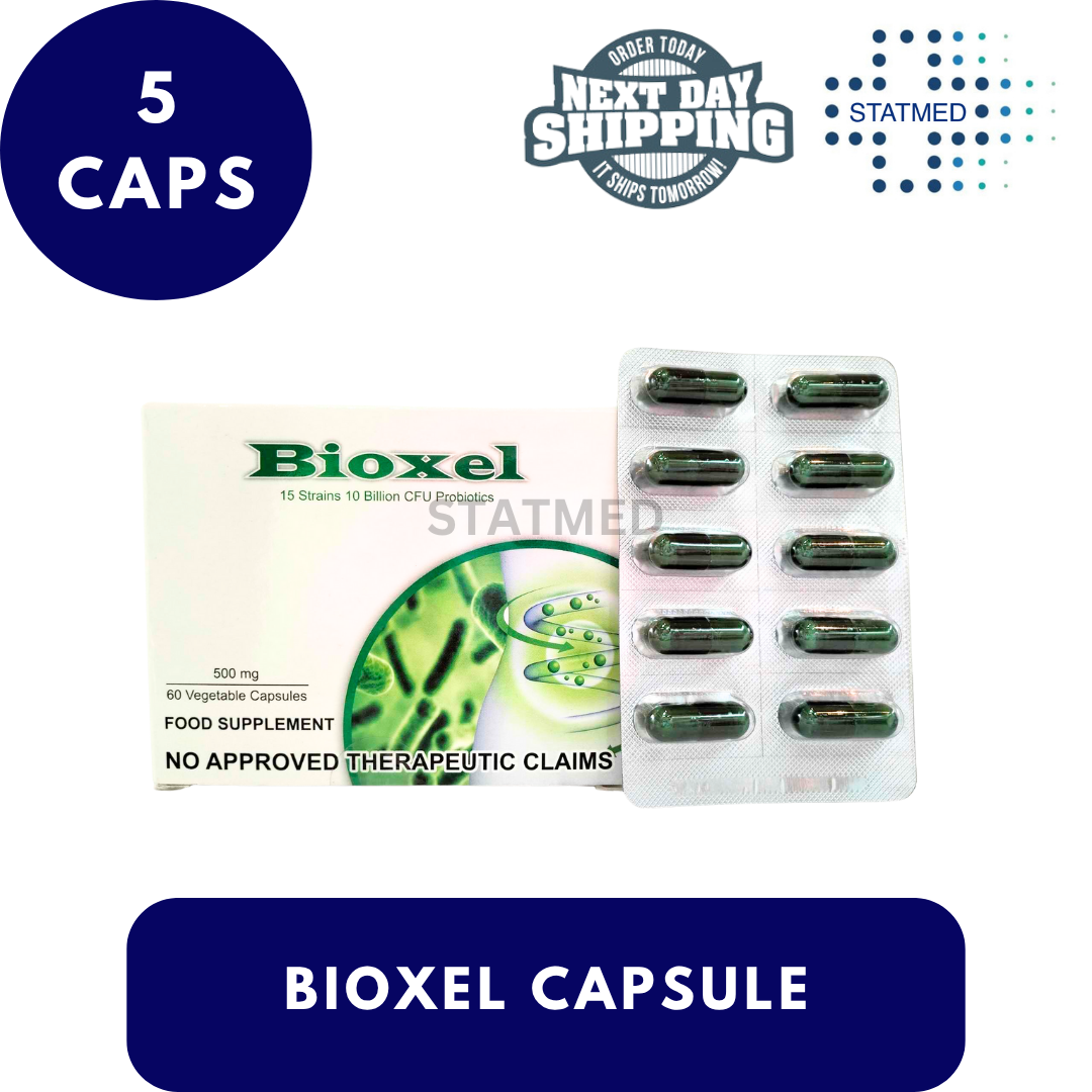 Bioxel 500mg Capsule 10 Billion CFU Probiotics Food Supplement l 1 & 5 ...