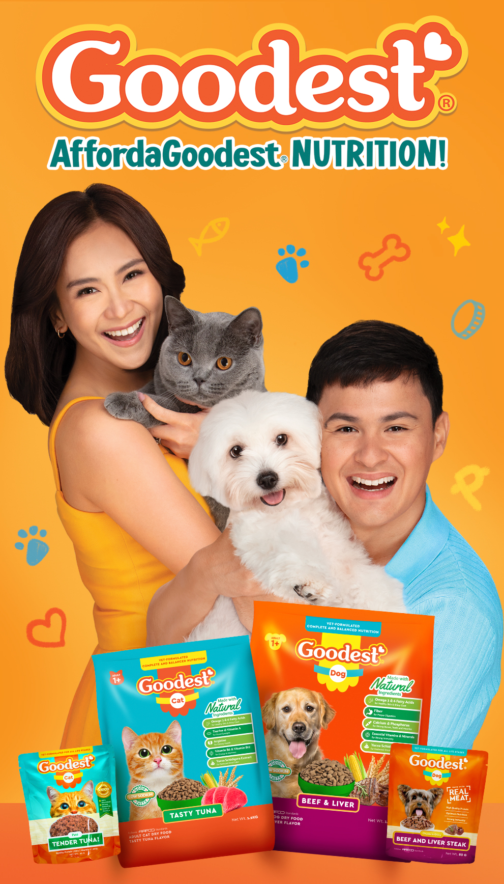 Goodest Adult Dog Dry Food in Beef & Liver 1.5kg with Dog Multivariant ...