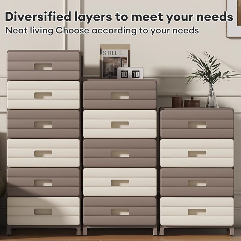 STON 3-6 Layer Drawer Cabinet Wide Durabox Drawer Orocan Drawer with ...
