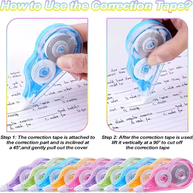 Free Pen Correction Pens Set Students School Supply 6 In 1 Correction ...