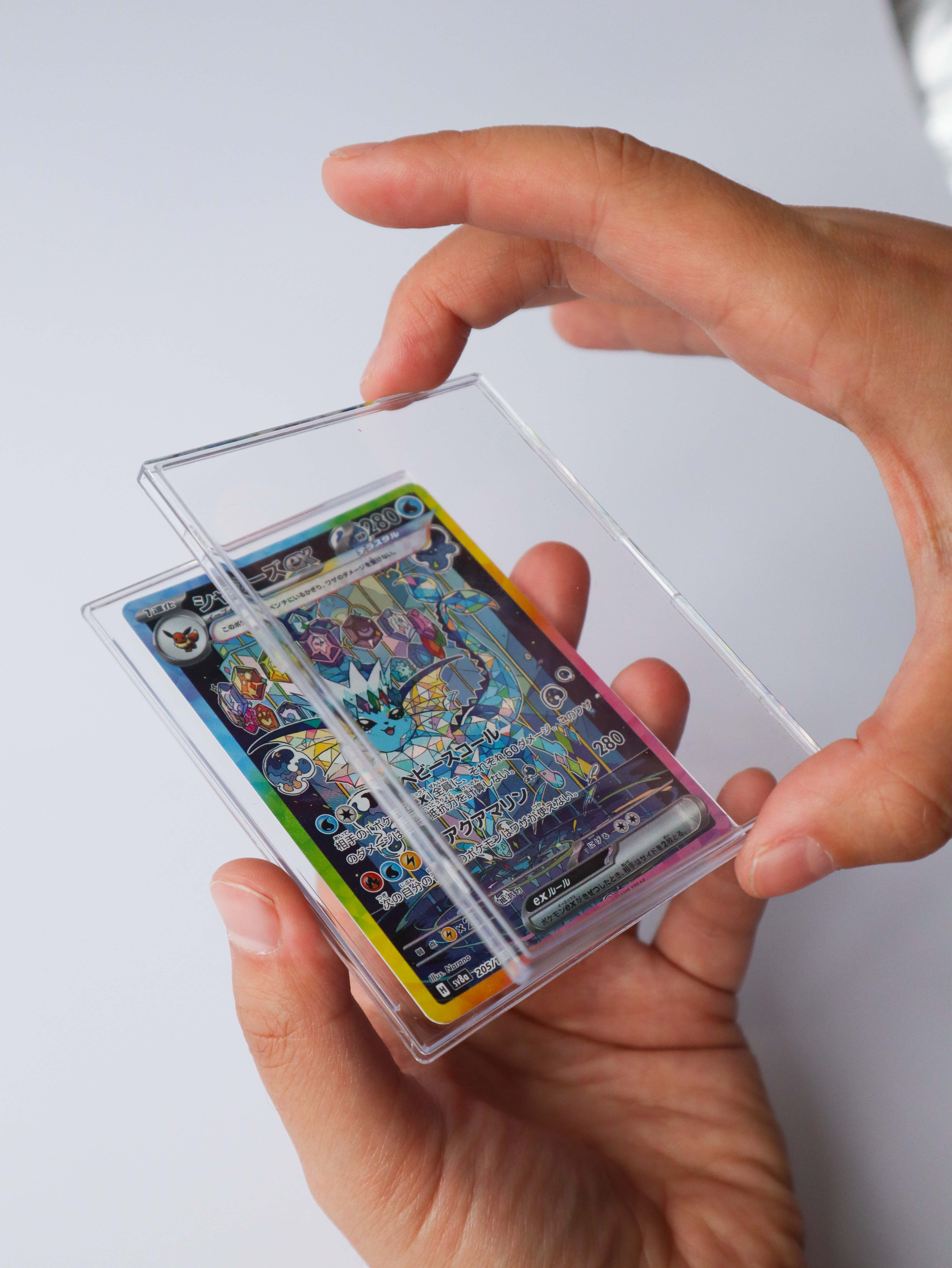 LOADED Mini Snap Card Holder – Clear Rigid Case for Pokémon, NBA, MTG ...