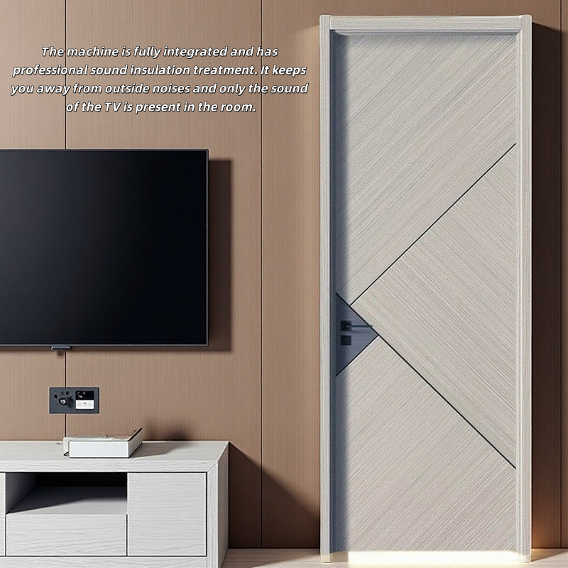 Wooden Door Series Modern high-end minimalist design, sustainable solid ...