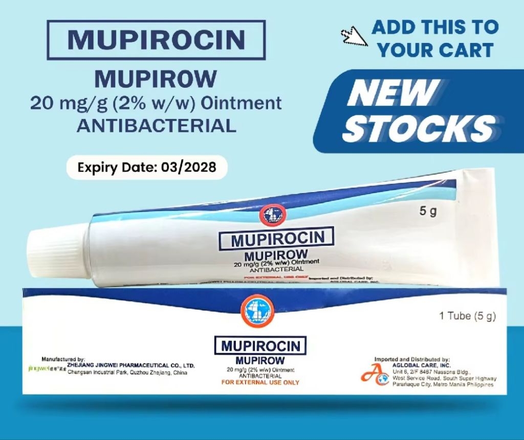 Mupirocin (Mupirow) Ointment for Antibacterial For Skin Infections and ...