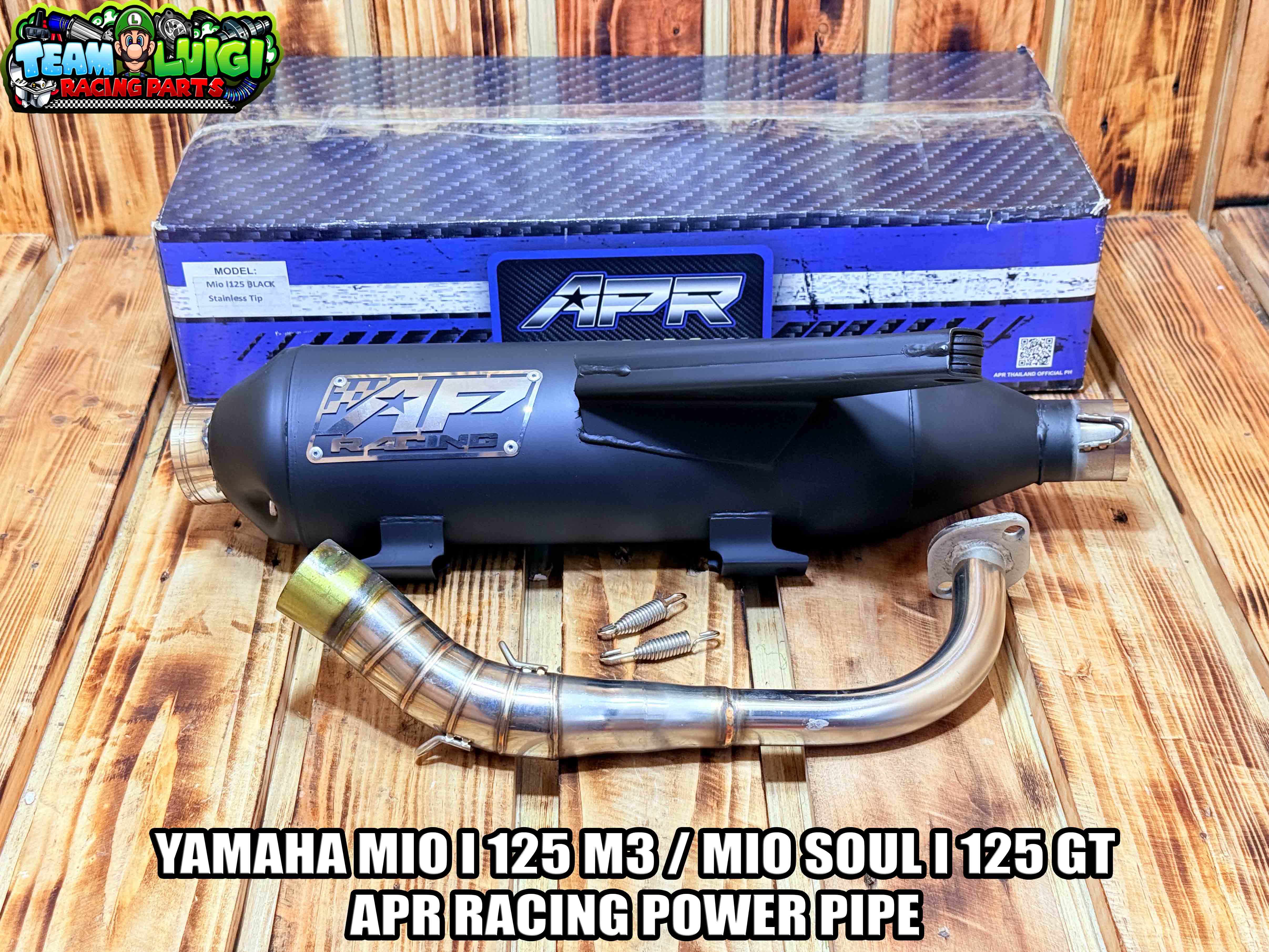 APR RACING POWER PIPE FINO115 / MIO SOULTY / MIOI125 / MIO SPORTY ...