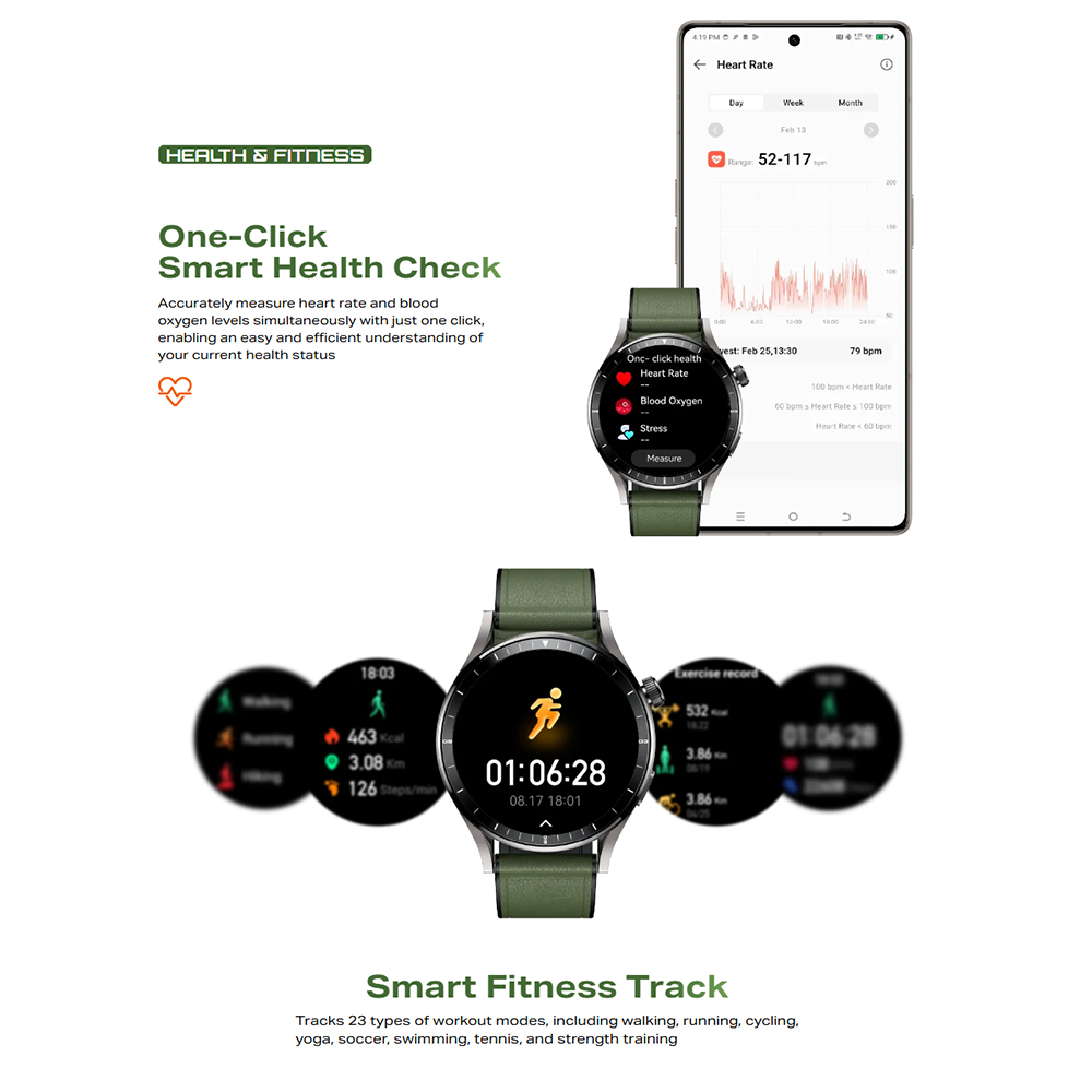 Infinix XWatch N4 Pro | AI-Empowered Smartwatch | Smart Health Check ...