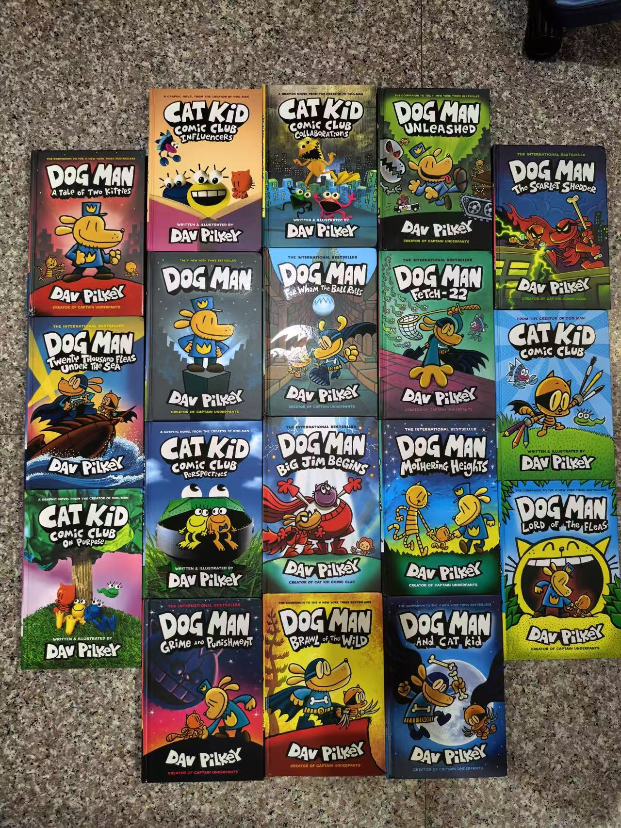 Dog Man and Cat Kid Series 18 Individual Books by Dav Pilkey | Shopee ...