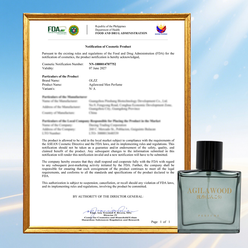 【Buy 1 Take 1】OLZZ Agilawood Perfume for Men Fresh and Lasting Scent ...