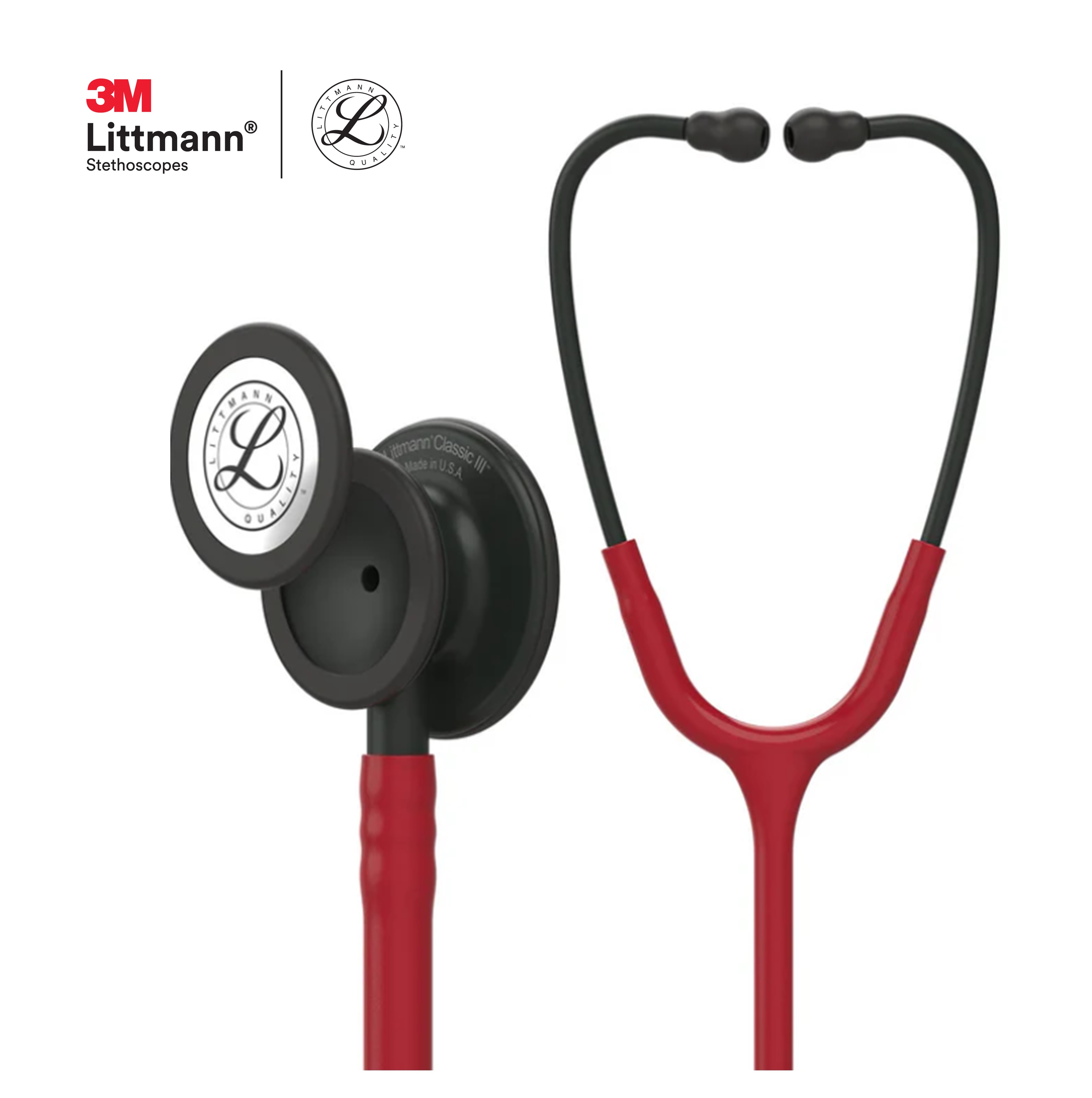 3M Littmann Classic III: Burgundy Black 5868 (AUTHENTIC LITTMANN ...