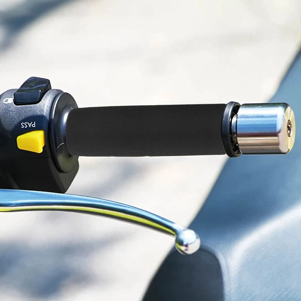Universal Motorbike Motorcycle Slip On Foam Anti Vibration Handlebar ...