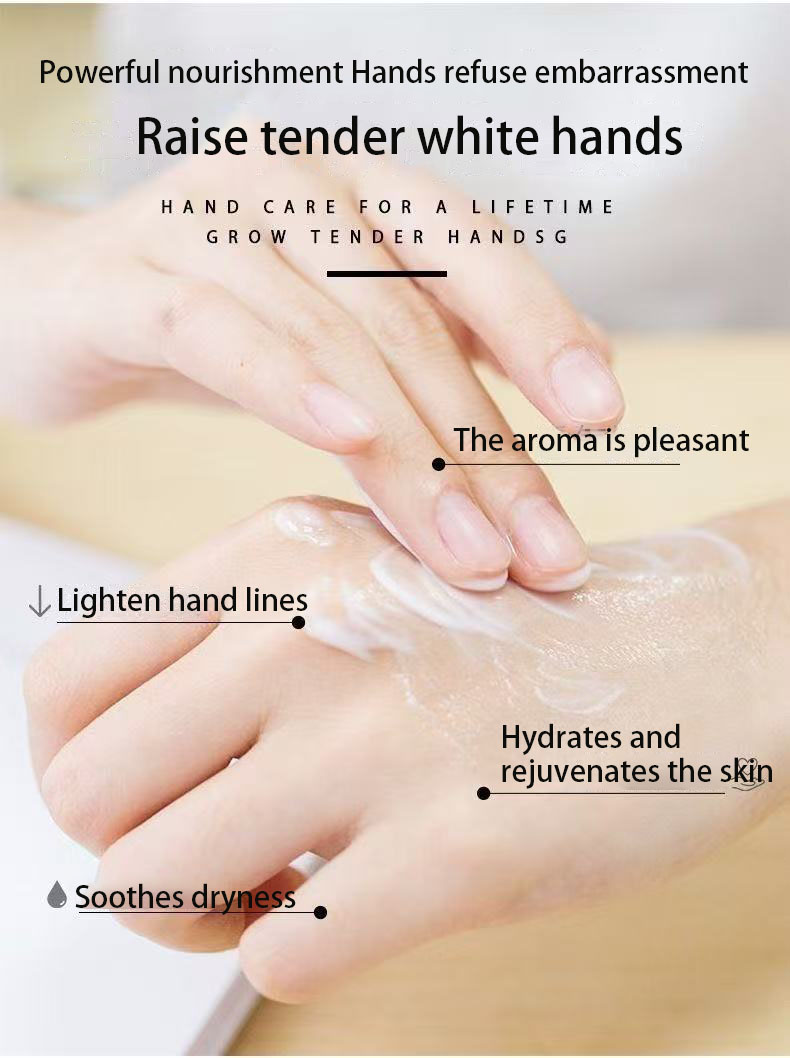 Hand whitening cream hand cream Moisturizes and brightens the skin Anti ...