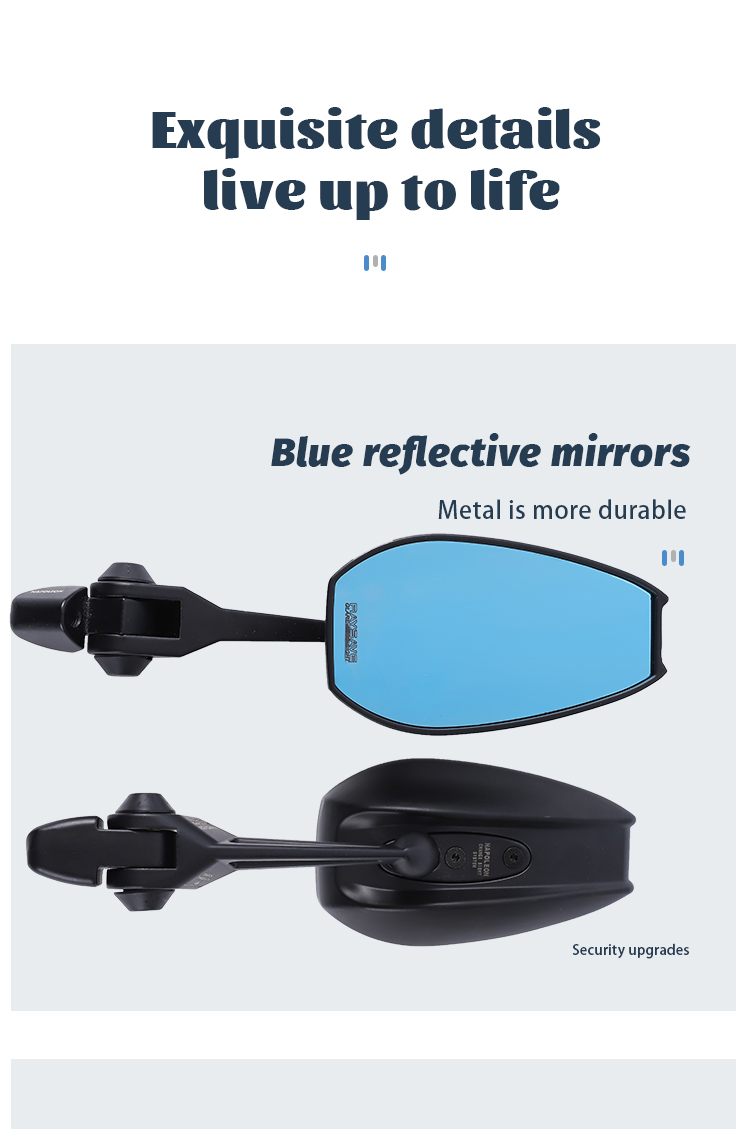 Street King Side Mirror V2 V3 honda click 125i For Motorcycle Explosion ...