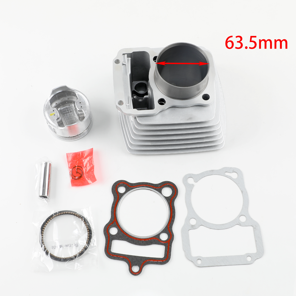 Motorcycle cylinder block kit two sizes 63.5mm / 56.5 CG125 for CG200 ...