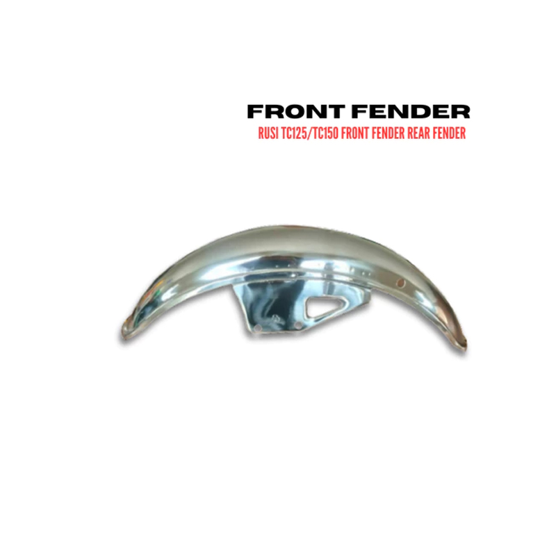 RUSI TMX125 TMX150 TC125 TC150 CHROME FENDER SET | Front & Rear ...