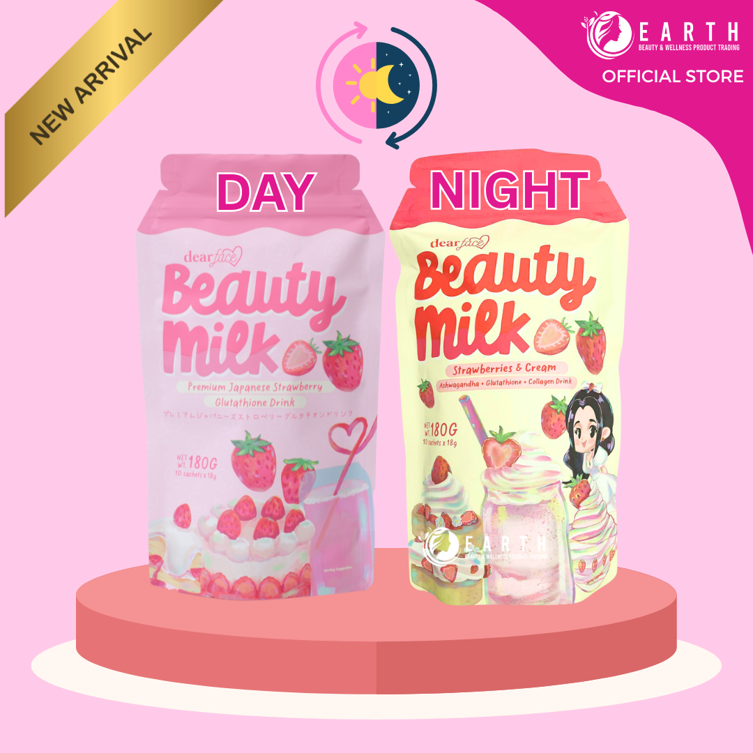 BUNDLE DUO ( 1 ICHIGO & 1 STRAWBERRIES & CREAM) I DEAR FACE | Shopee ...