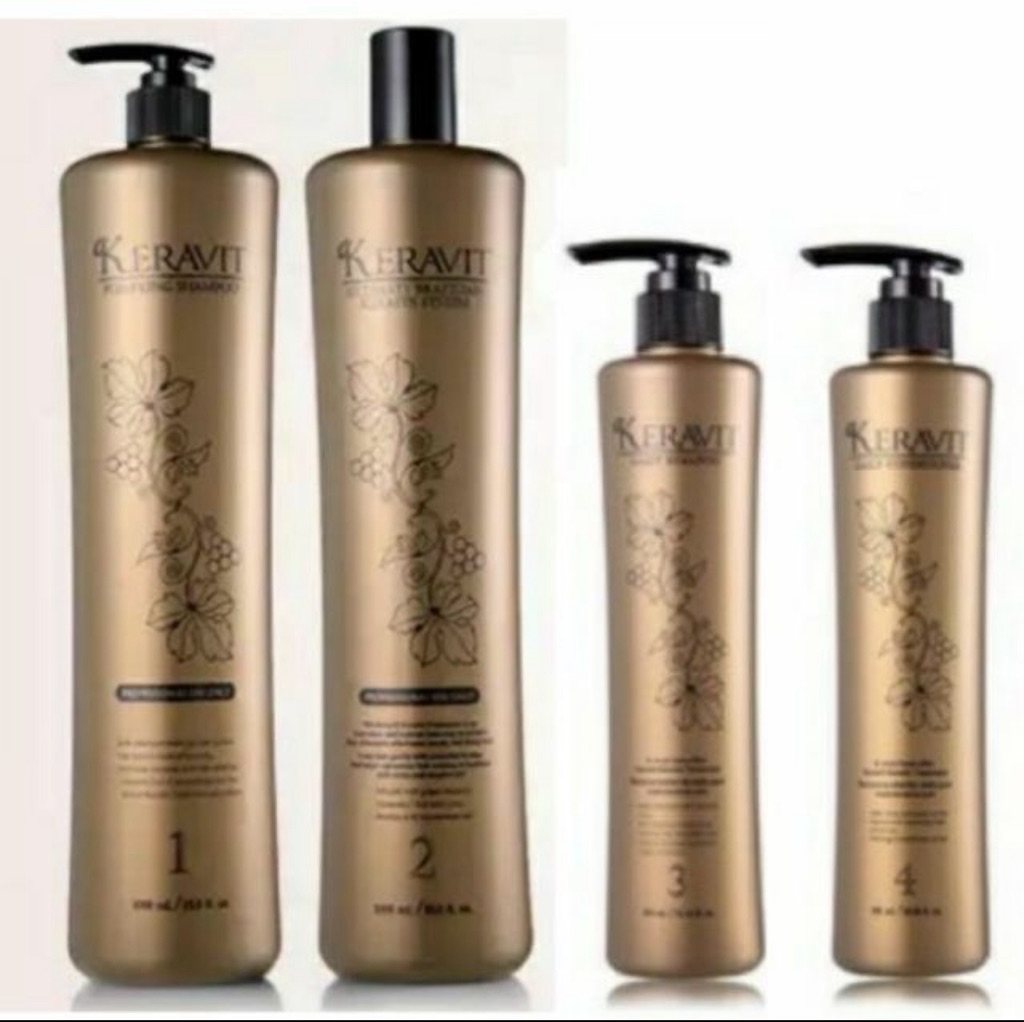 Keravit Brazilian Keratin Blowout Set 1,2,3,4 | Shopee Philippines