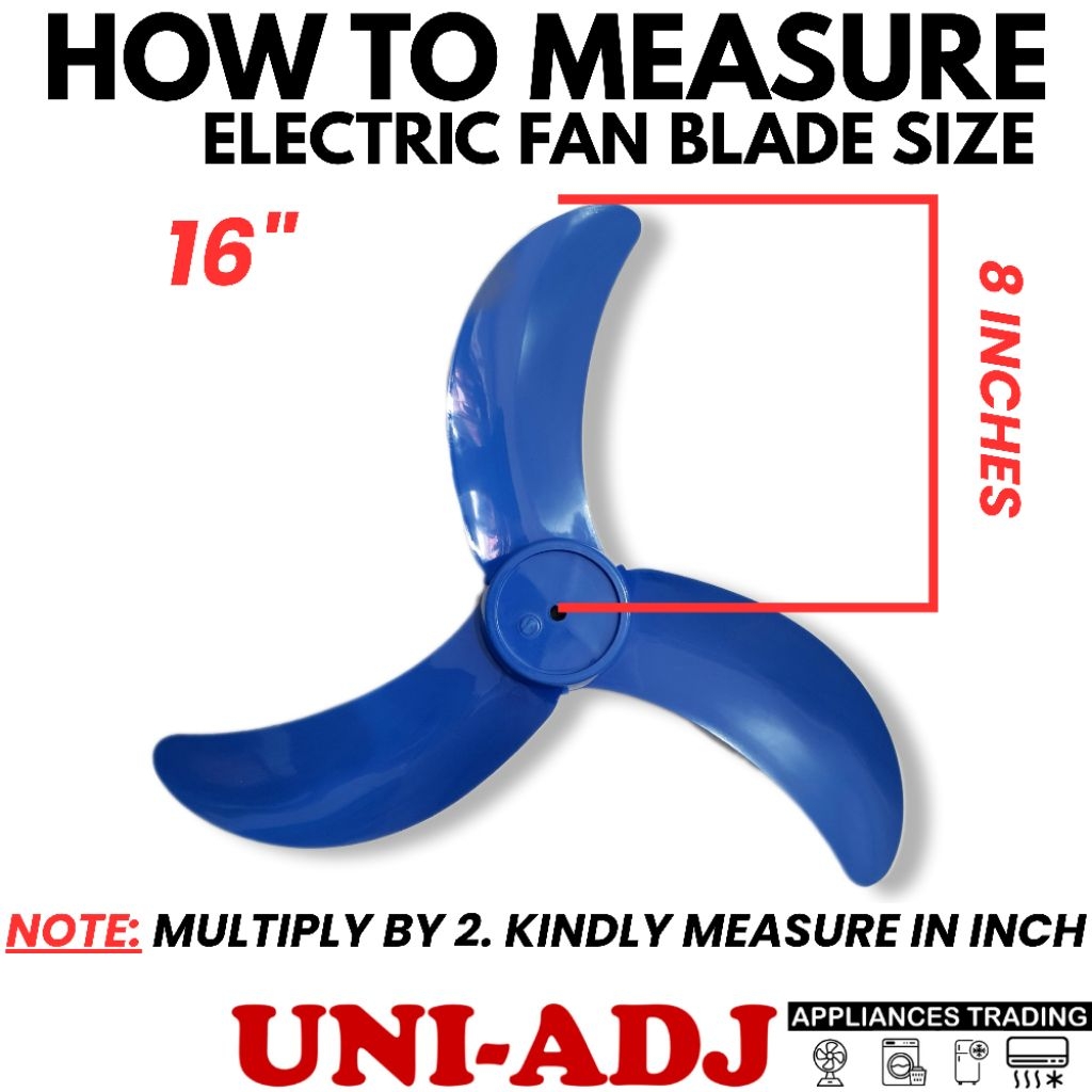 16 Inches Banana Electric fan Blade/Elesi (Plastic) Spare Parts Only ...