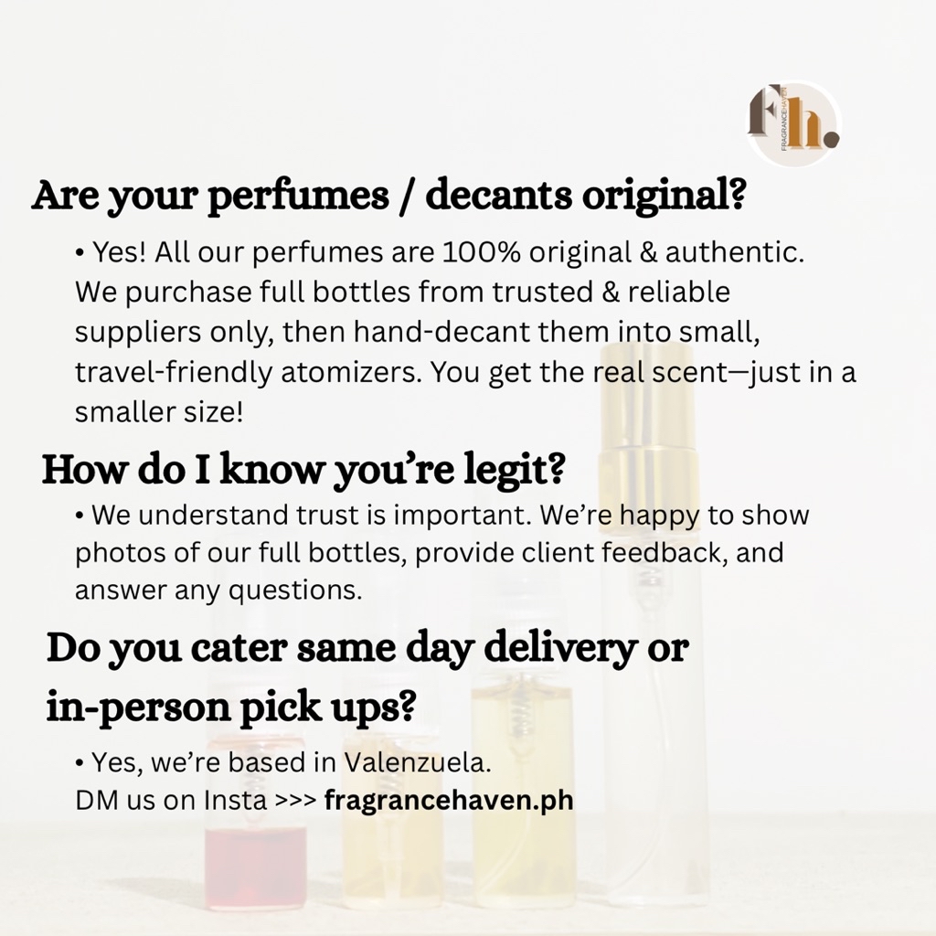 Black Opium EDP (10ml) DECANT by fragrancehaven.ph | Shopee Philippines