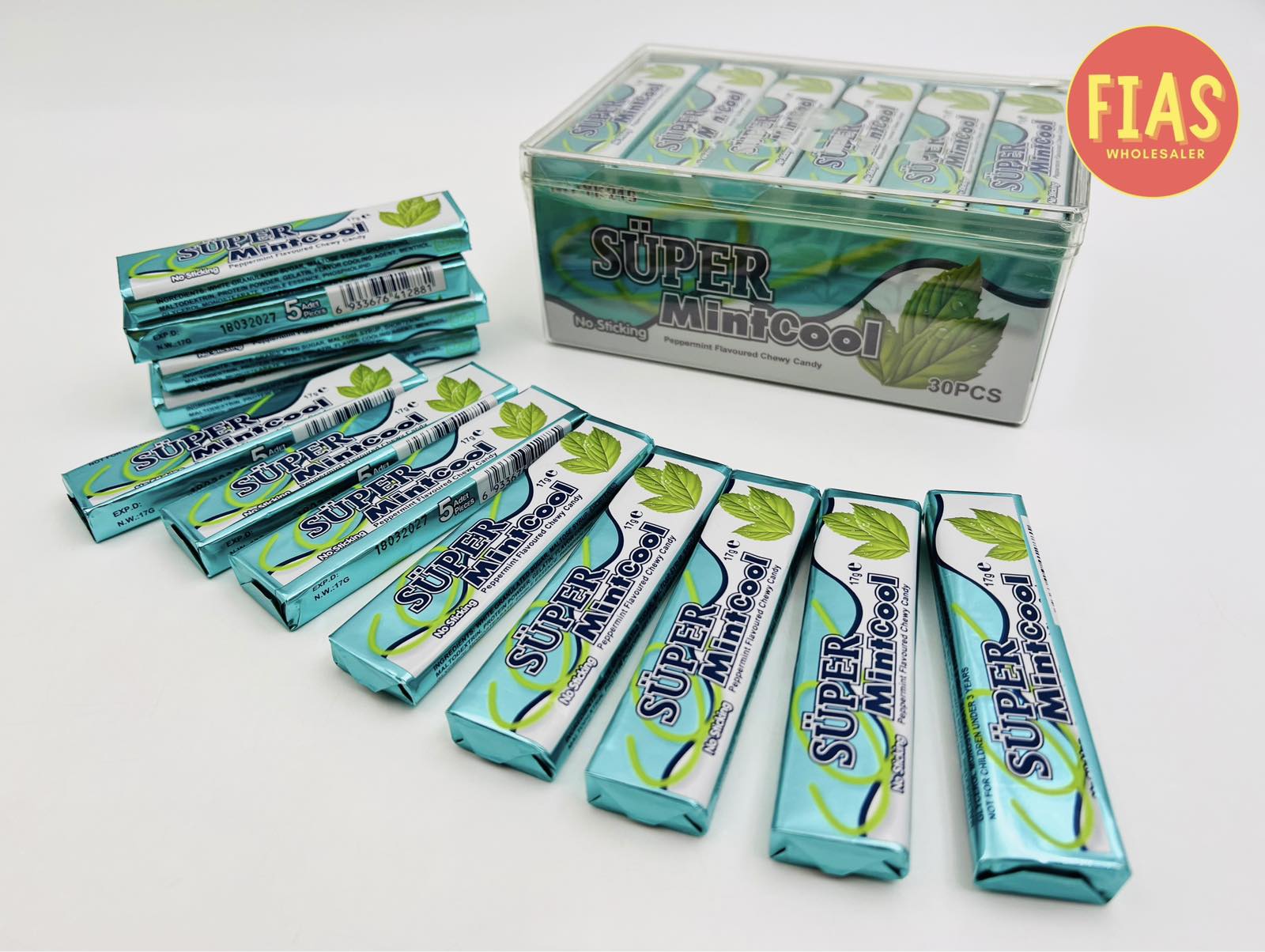 30 pcs Super Mint Cool Peppermint Flavored Chewy Candy | Shopee Philippines