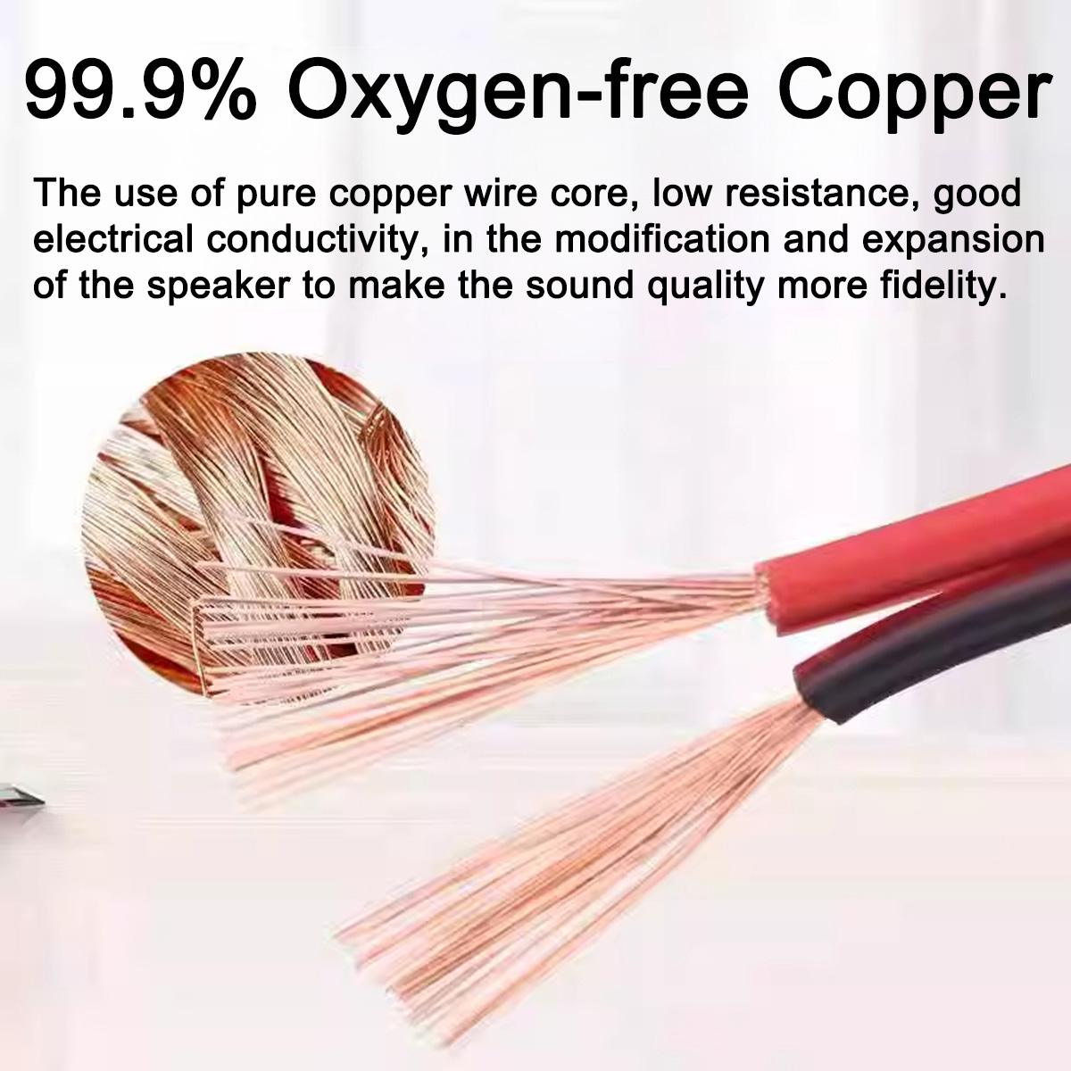 20 50 100M Electric Wire AWG 17 Parallel Cable 1mm Square RVB Soft For ...