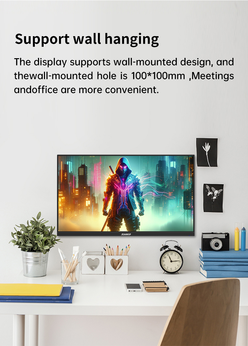 JEAANSP Computer Monitor 22 24 25 27 inch 100HZ Gaming PC Monitor IPS ...