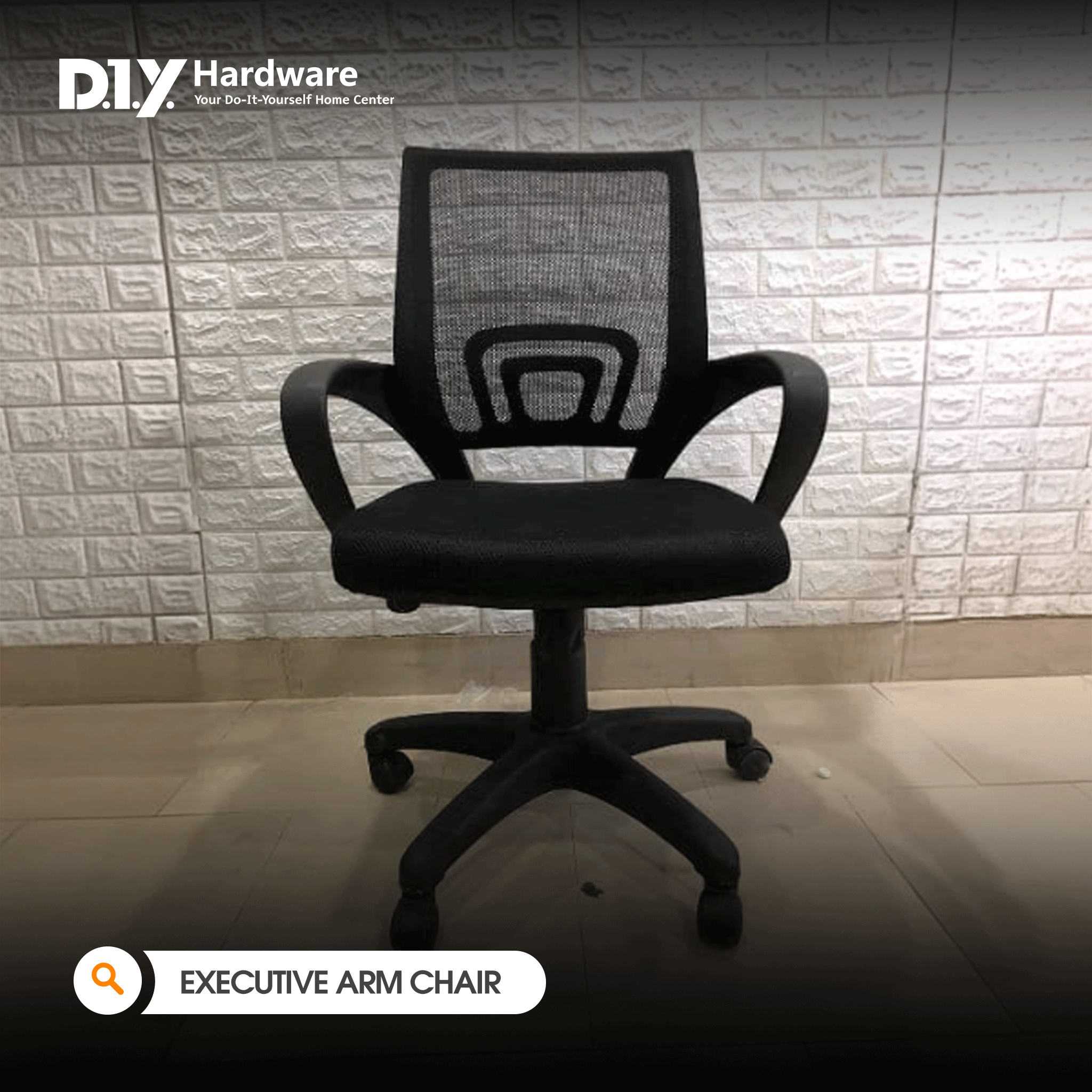 Office Executive Arm Chair – Ergonomic Design with Gas Lift Adjustment ...