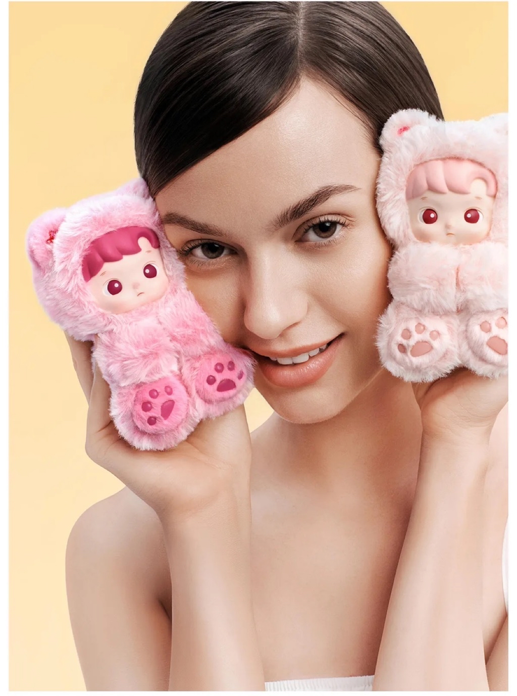 HACI PUPU Gummy Bear Series Vinyl Plush Pendant Peach Cherry Blueberry ...