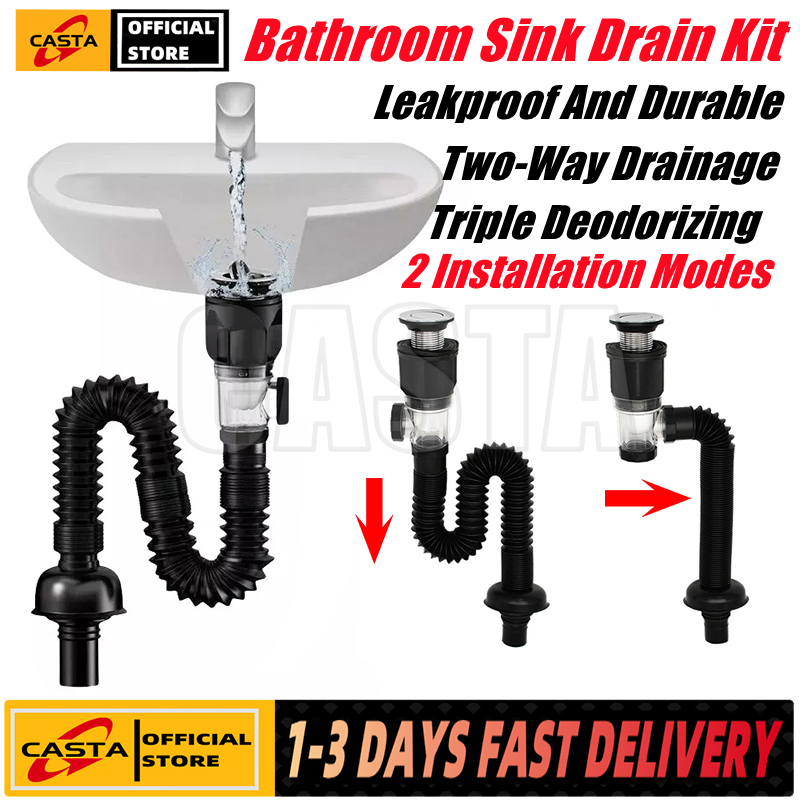 pipe,sink hose flexible drain pipe pipe cleaner sink drain pipe kitchen ...