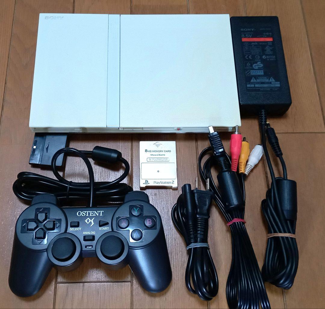 [New lens] SONY PS2 slim body, complete set, maintenance completed ...