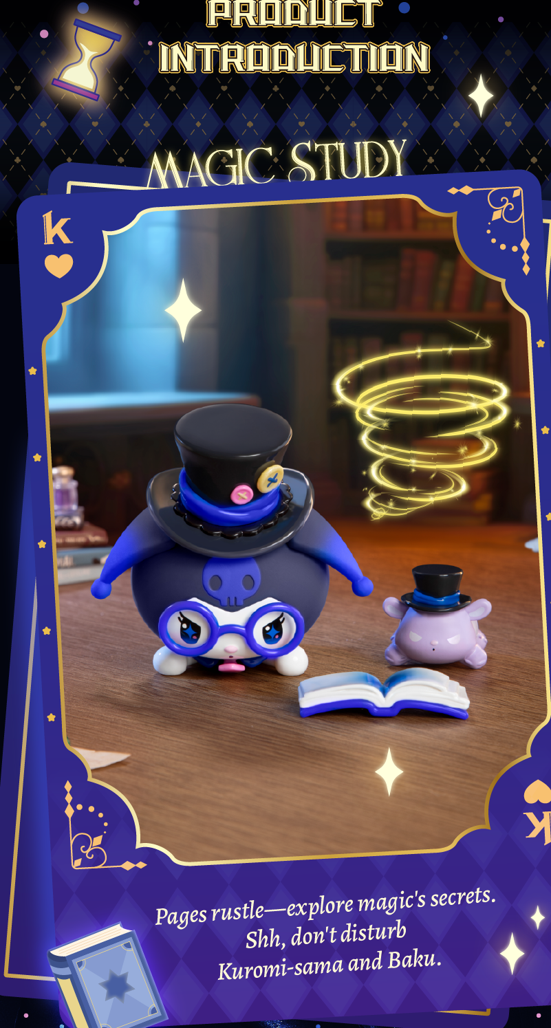 TOP TOY SANRIO KUROMI Magic Apprentice Series Figures Blind Box ...