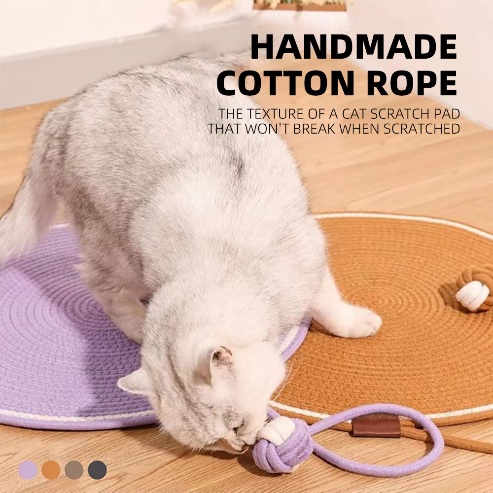 Sisal Scratch Pad For Cat Indoor Cat Scratching Pad Claw Scratching Cat ...