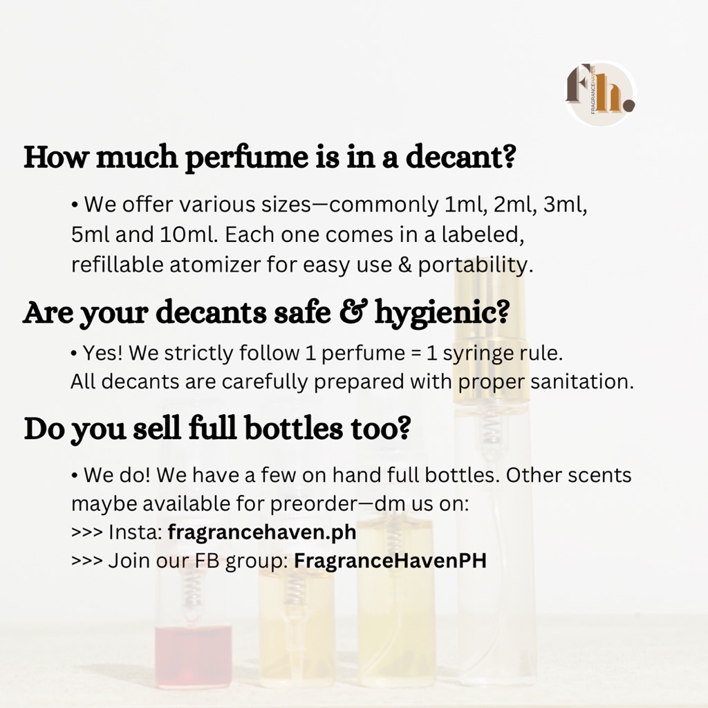 Mncra Amore Caffe (10ml) DECANT by fragrancehaven.ph | Shopee Philippines