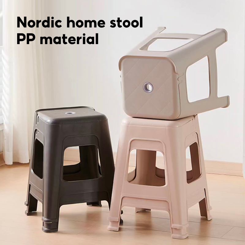 Stackable Monoblock Stool Uratex Chair Round Plastic Bangkito Dining ...