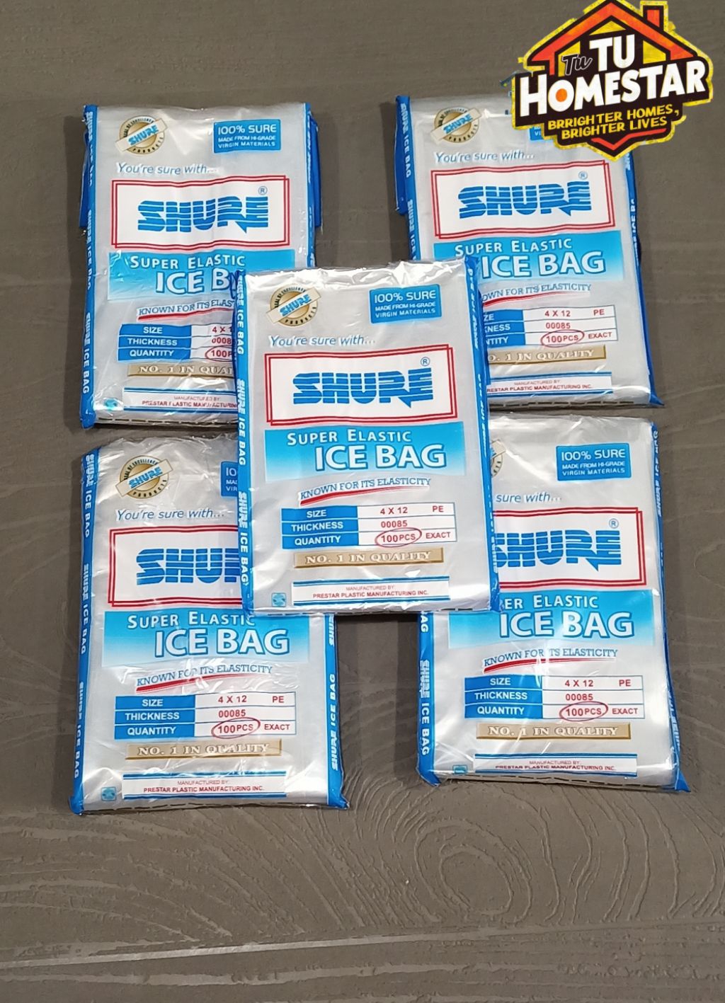 PER 5 PACKS SHURE ELASTIC ICE BAG (500 PCS) | Shopee Philippines