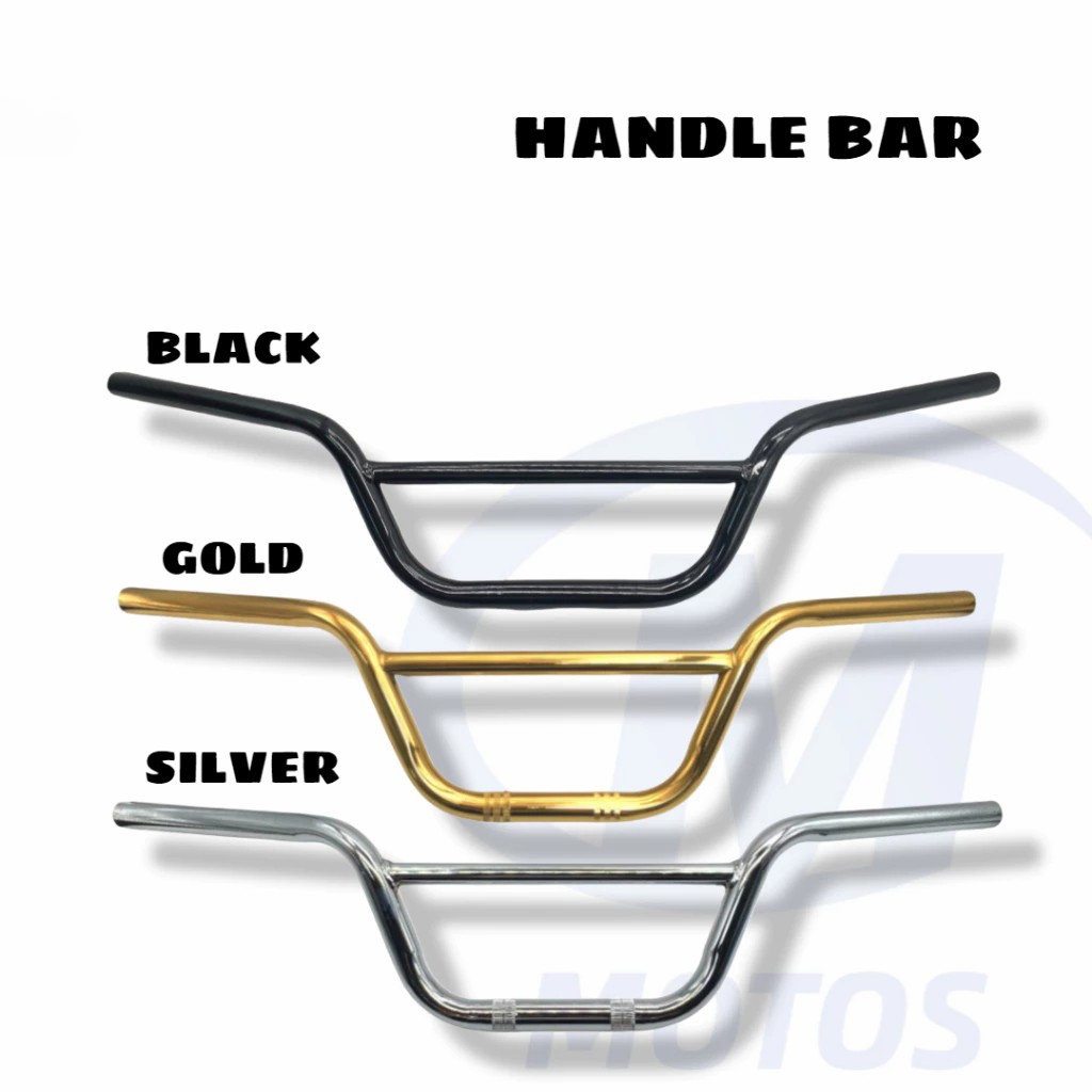 Motorcycle Yamato Tmx/Xrm Handle Bar Black / Silver Titanium Made From ...