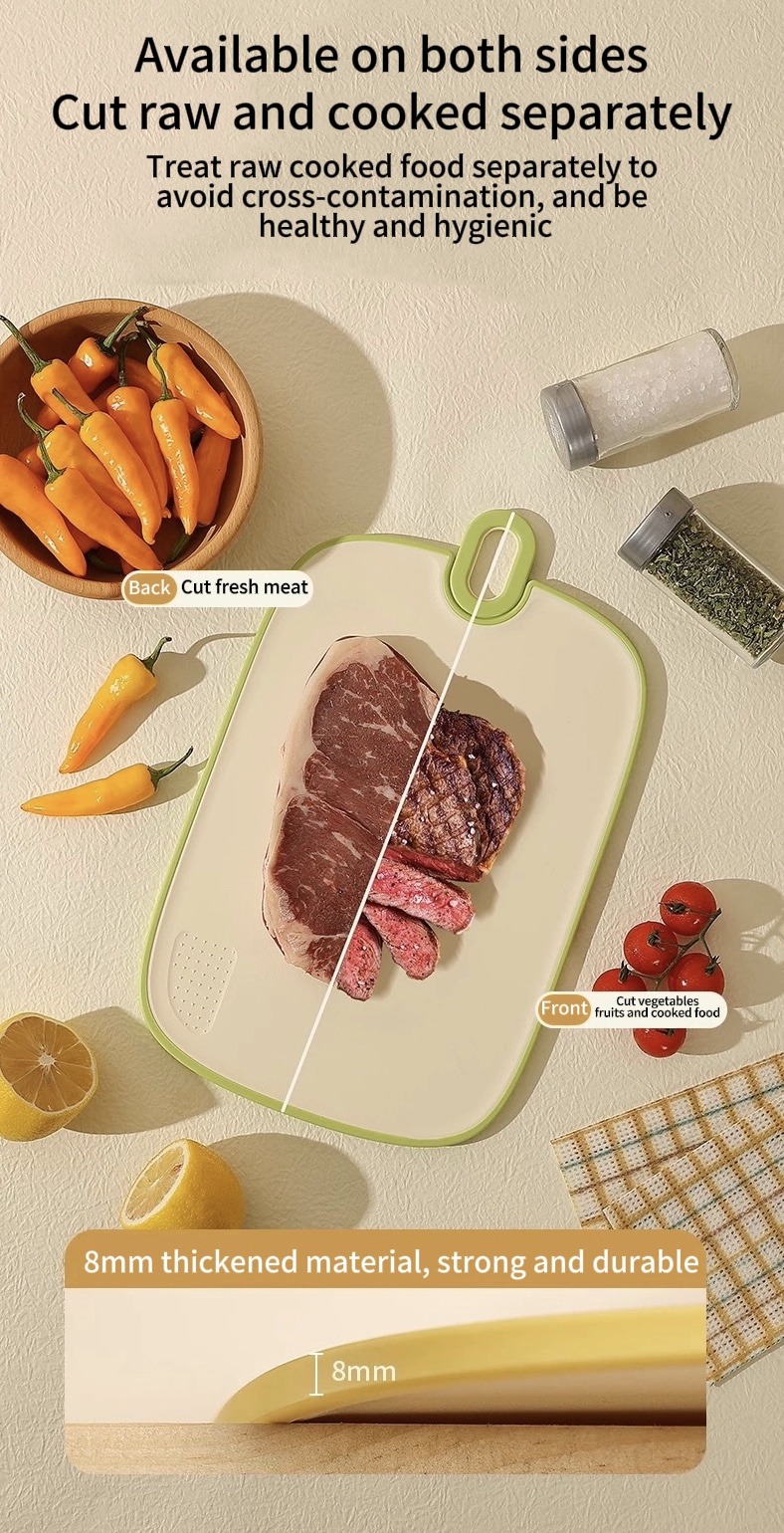 Classy Luxe Chopping Board Antibacterial Kitchen Board Vegetables Fruit ...