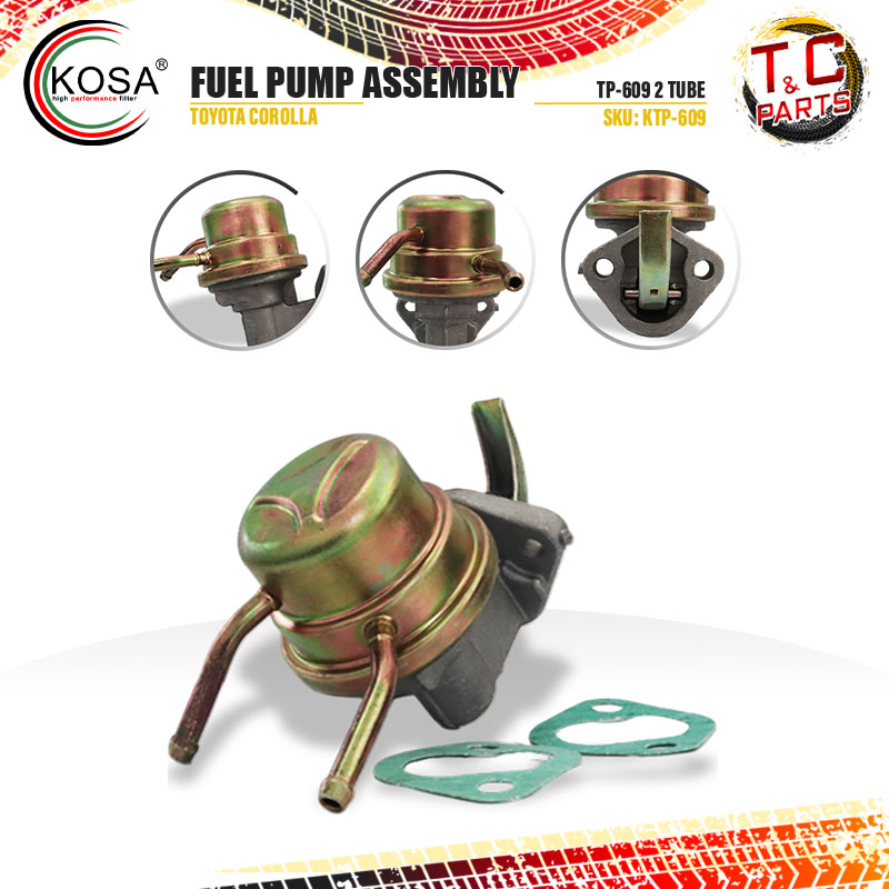 TOYOTA COROLLA FUEL PUMP ASSEMBLY 2 TUBE TP-609 KOSA (1 PC) | Shopee ...