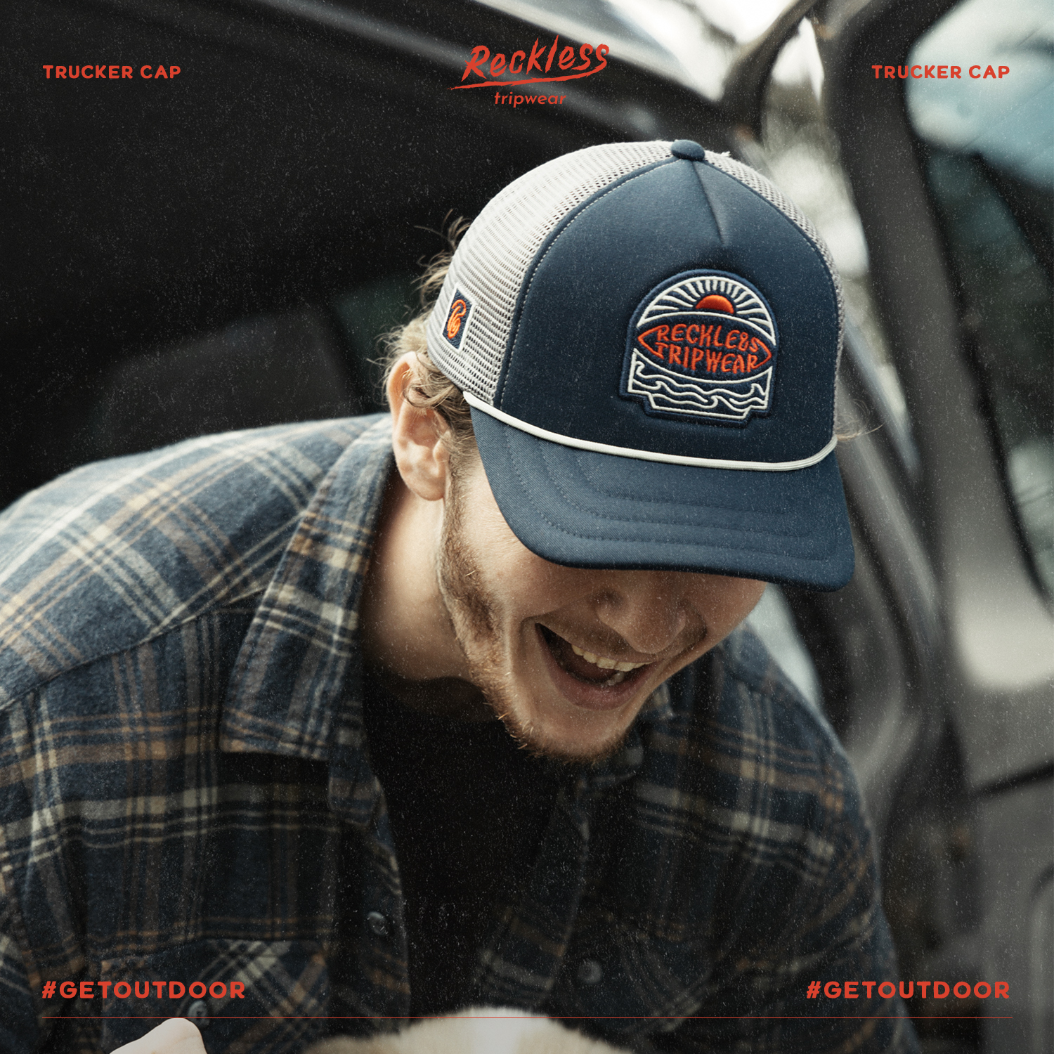 Reckless Tripwear Cap - Strand Cap - Cotton Khaki Fabric, Breathable ...