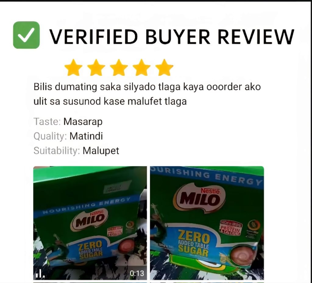 Milo Zero Added Sugar Chocolate Drink 10 Sachets x 26g – Healthy Milo ...