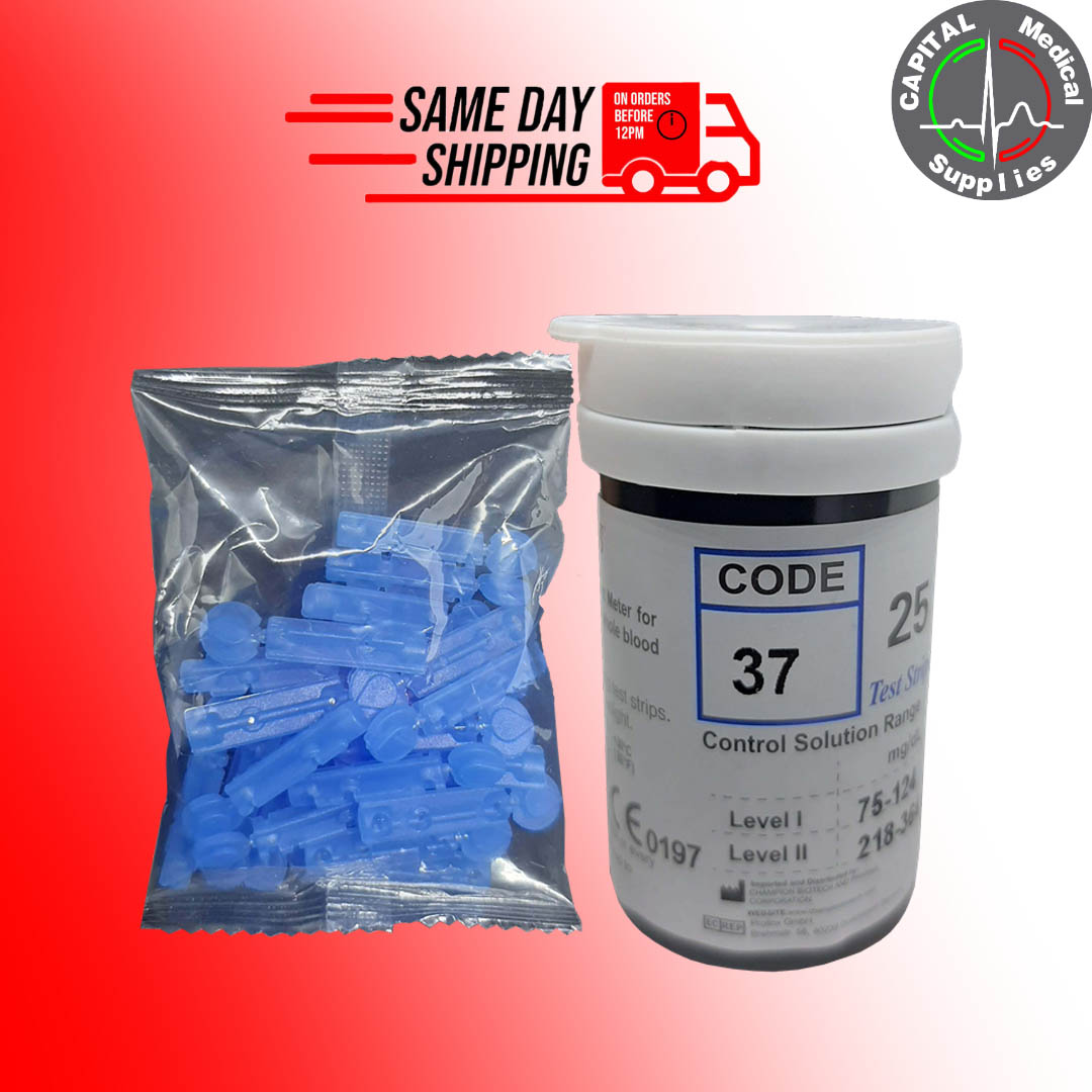 Blood Glucose Strips, Auto-Code 25 strips/box (PARTNERS) | Shopee ...