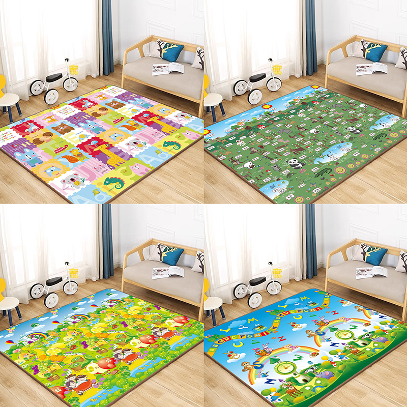 (COD)play mat for baby Foldable playmat thick foam family size Game ...