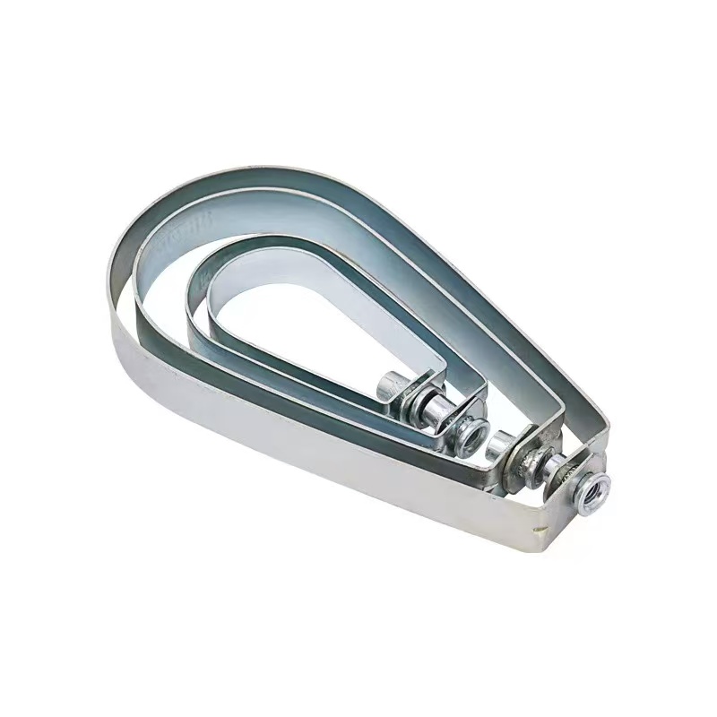Loop Hanger Galvanizes Heavy Duty Pipe Hanger With Nut 1/2'' , 3/4'', 1 ...