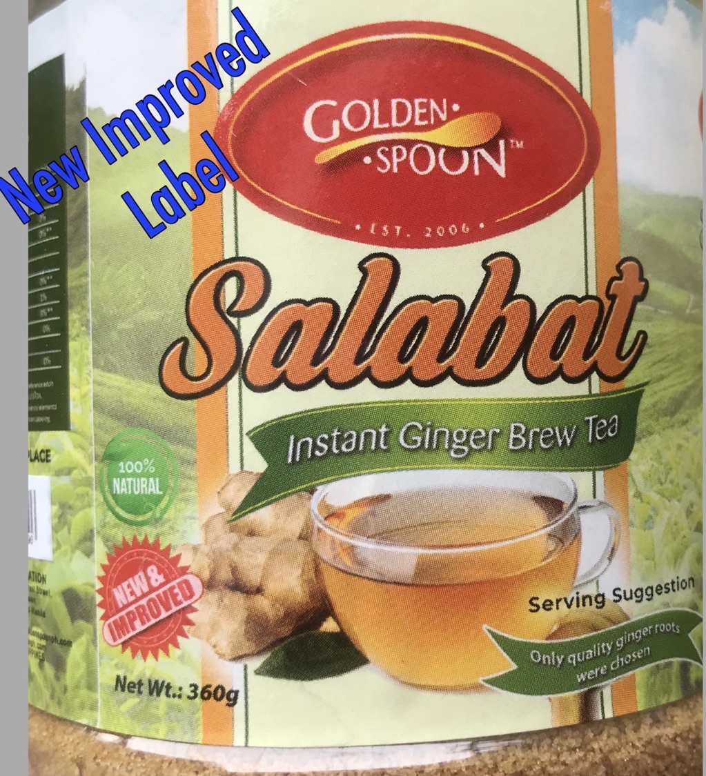 Golden Spoon Salabat 360g Instant Ginger Brew Ginger Tea | Shopee ...
