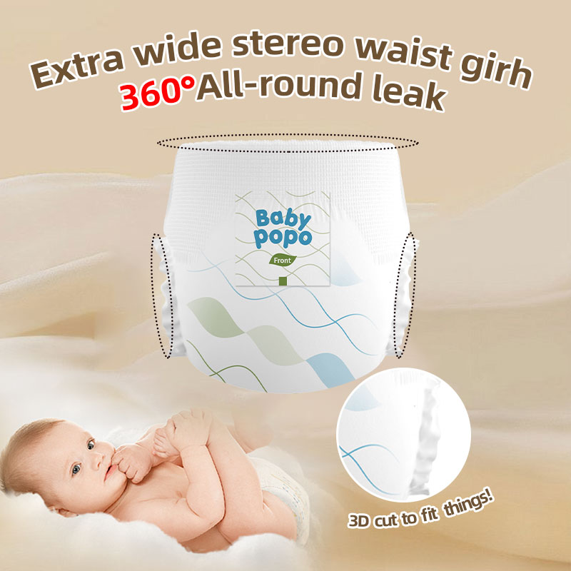 Babypopo Baby Diapers Pull-up Pants All size S-XXXL Breathable Diaper ...