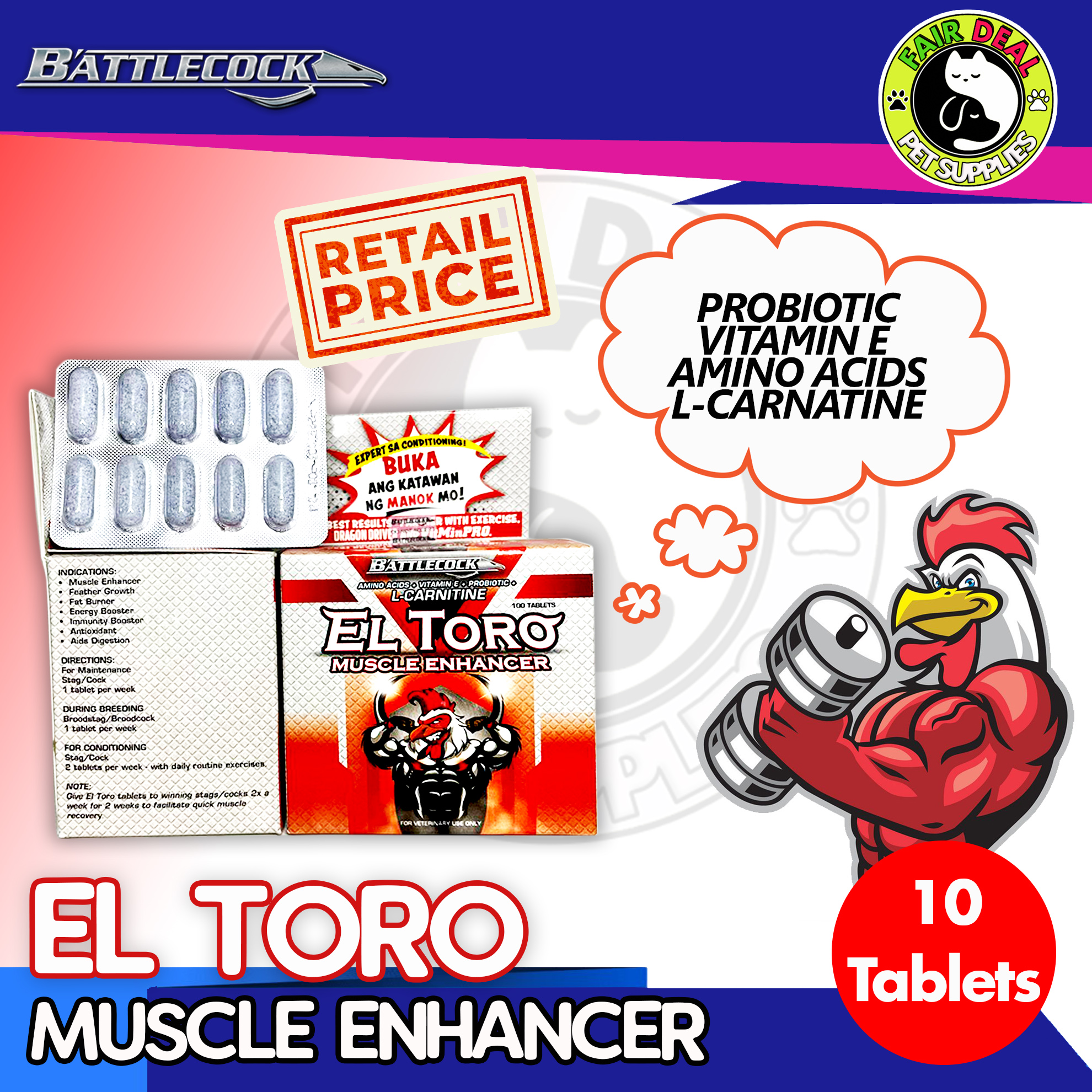 EL TORO TINGI(RETAIL) Muscle Enhancer (10 tablets) | Shopee Philippines