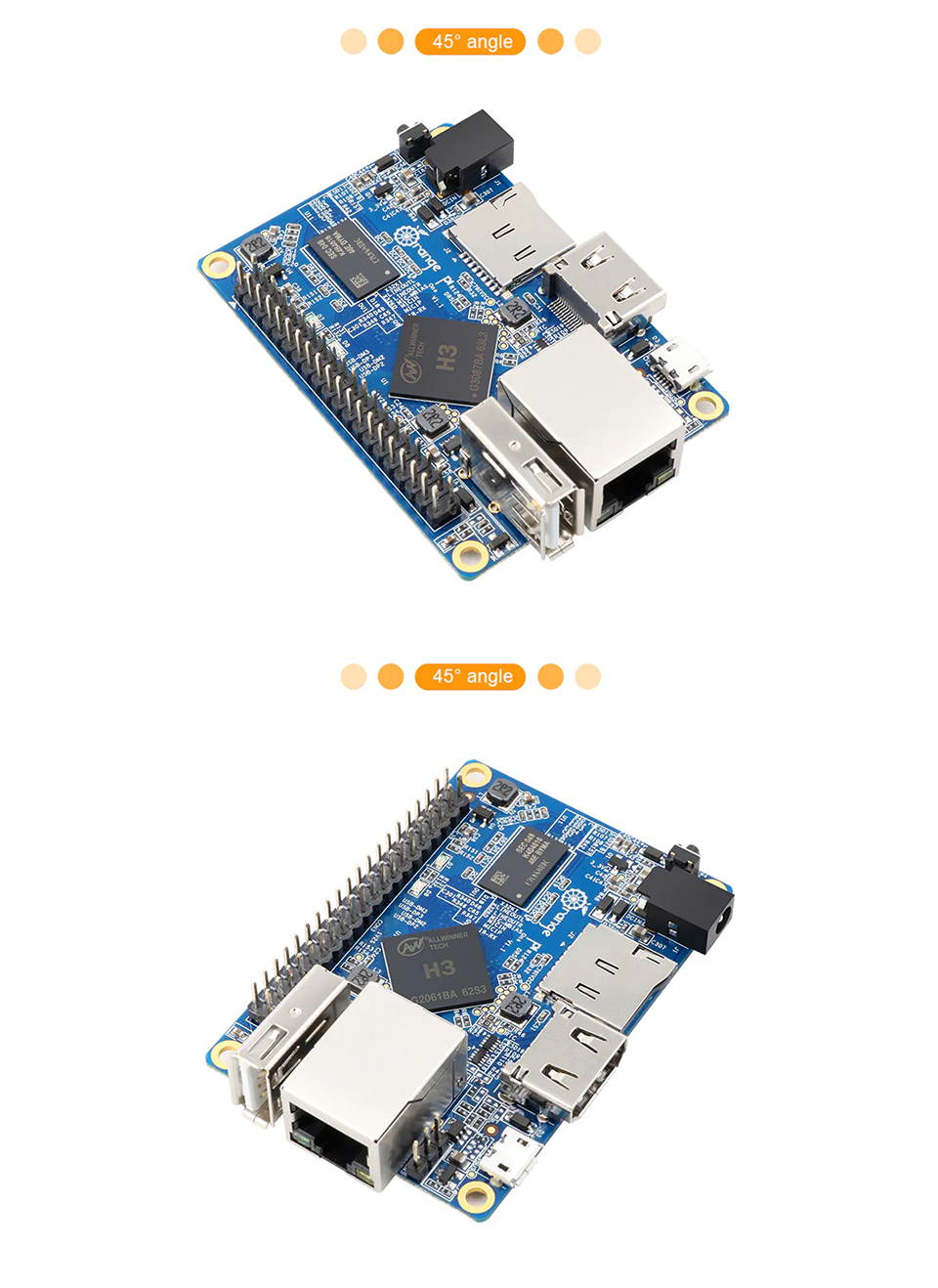Orange Pi One 1GB / Opi Zero3 1.5GB Kit Mini PC Computer Developent For ...