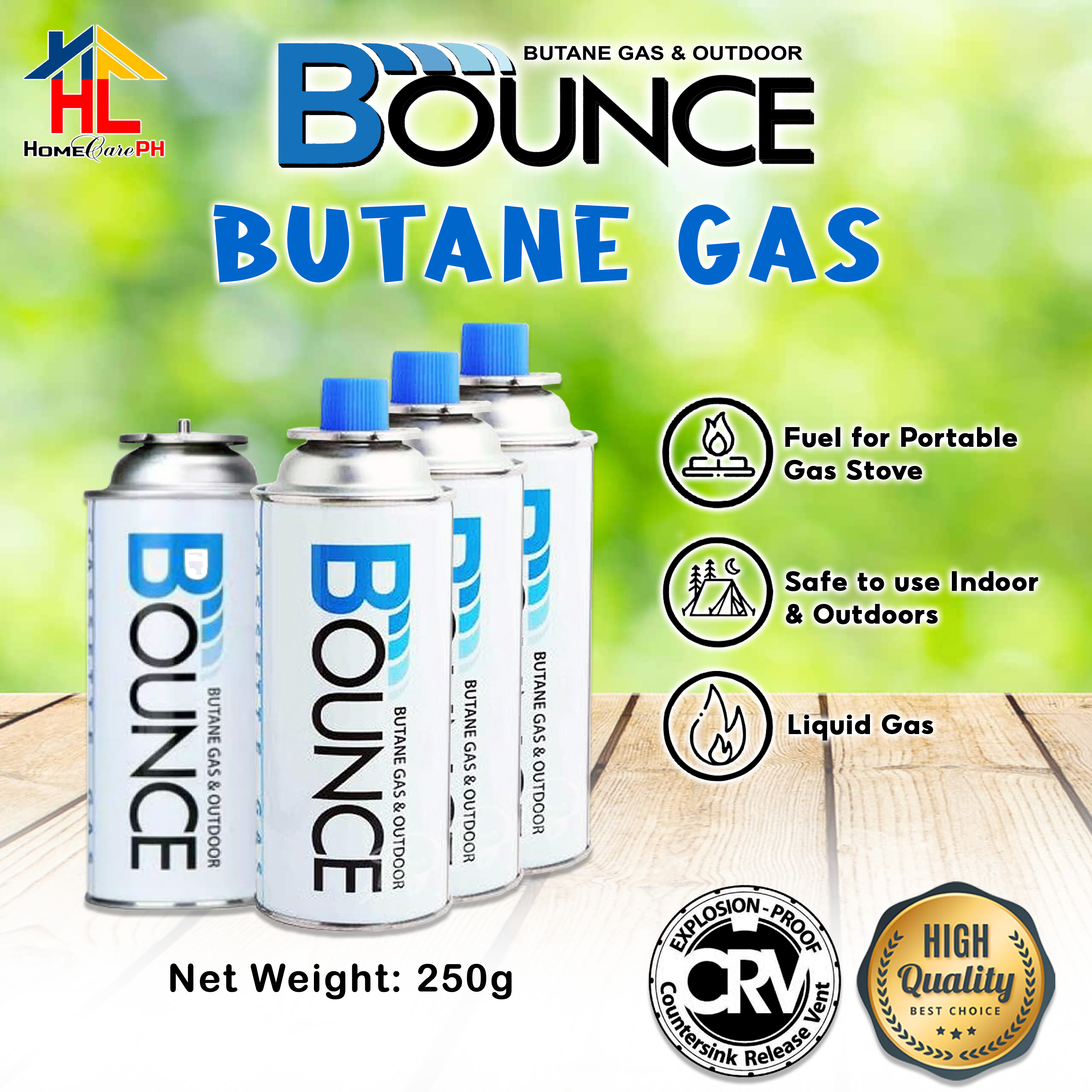 Bounce Butane Gas 250g | Shopee Philippines